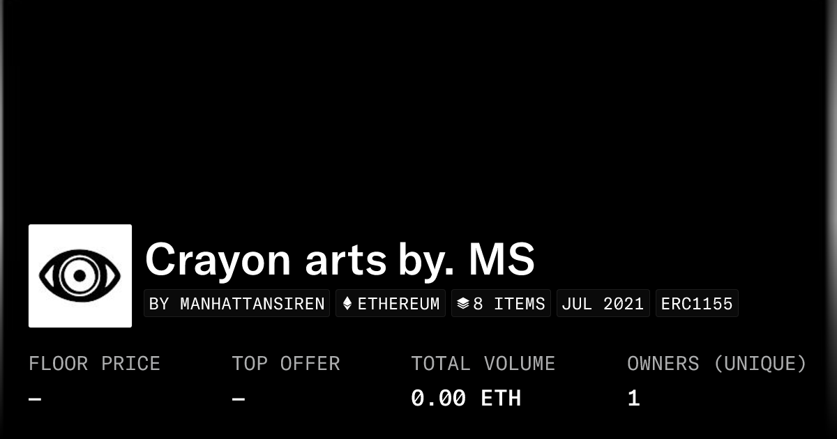 Crayon arts by. MS - Collection | OpenSea