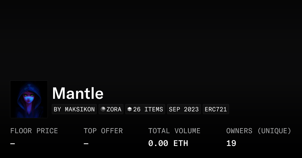 Mantle - Collection | OpenSea