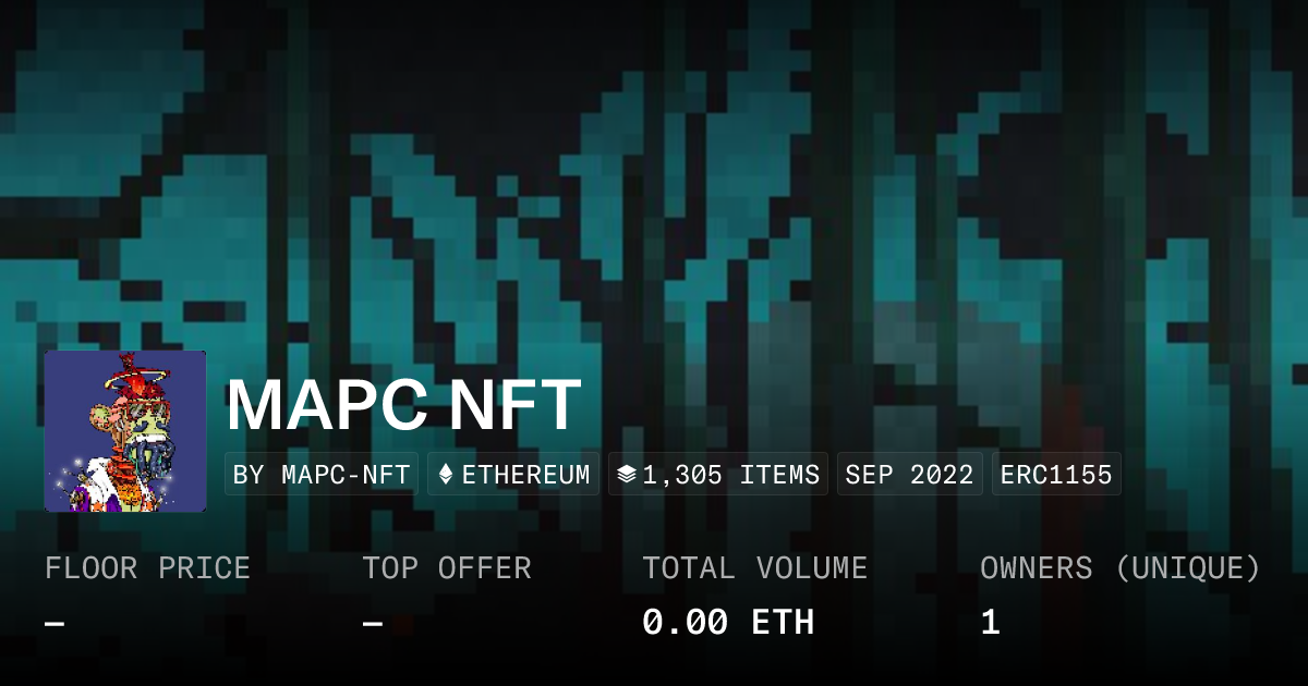 MAPC NFT - Collection | OpenSea