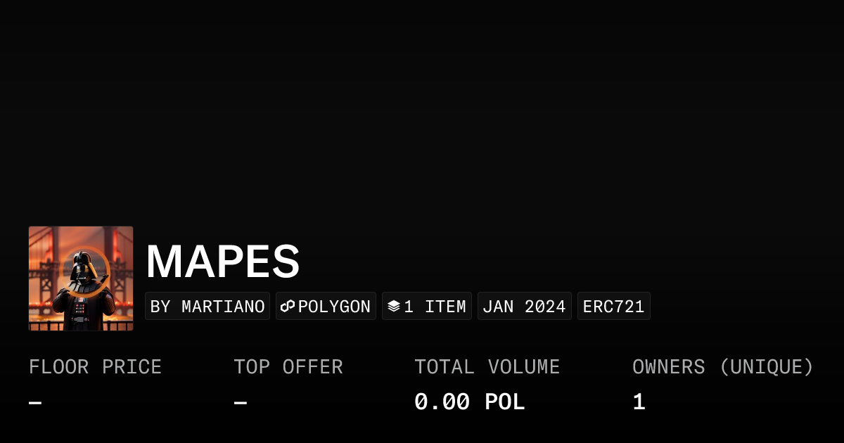 MAPES - Collection | OpenSea