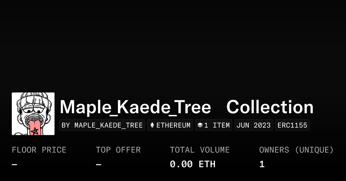 Maple_Kaede_Tree Collection - Collection | OpenSea