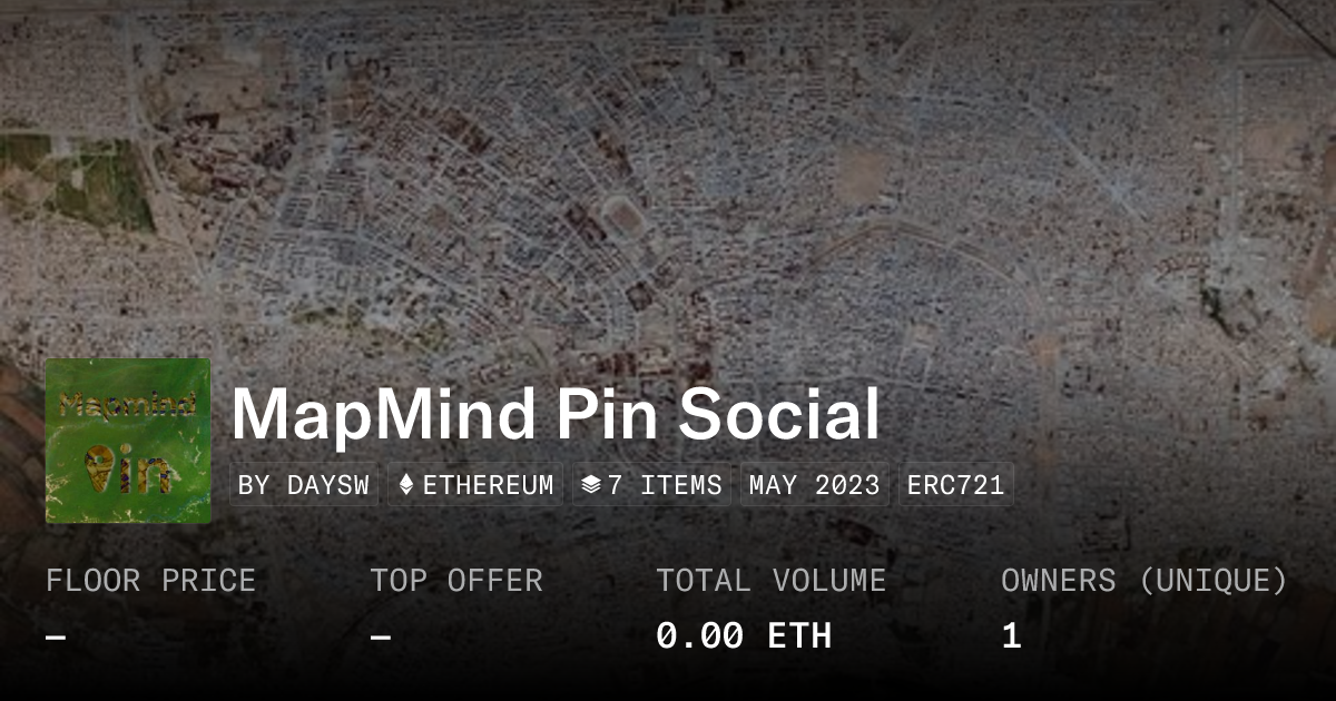 MapMind Pin Social - Collection | OpenSea