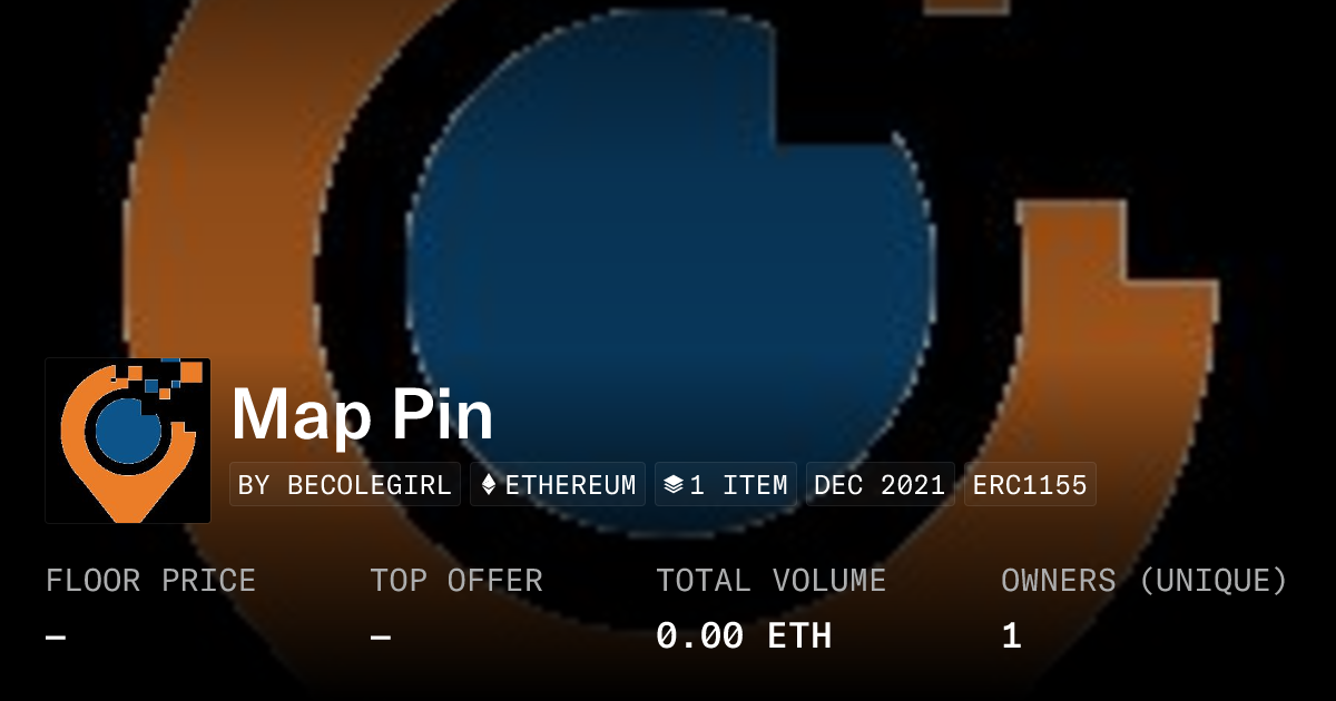 Map Pin - Collection | OpenSea