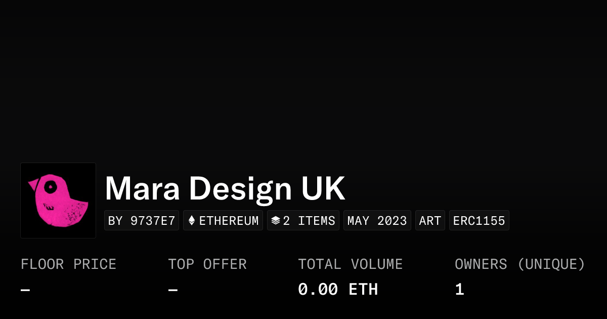 Mara Design UK - Collection | OpenSea