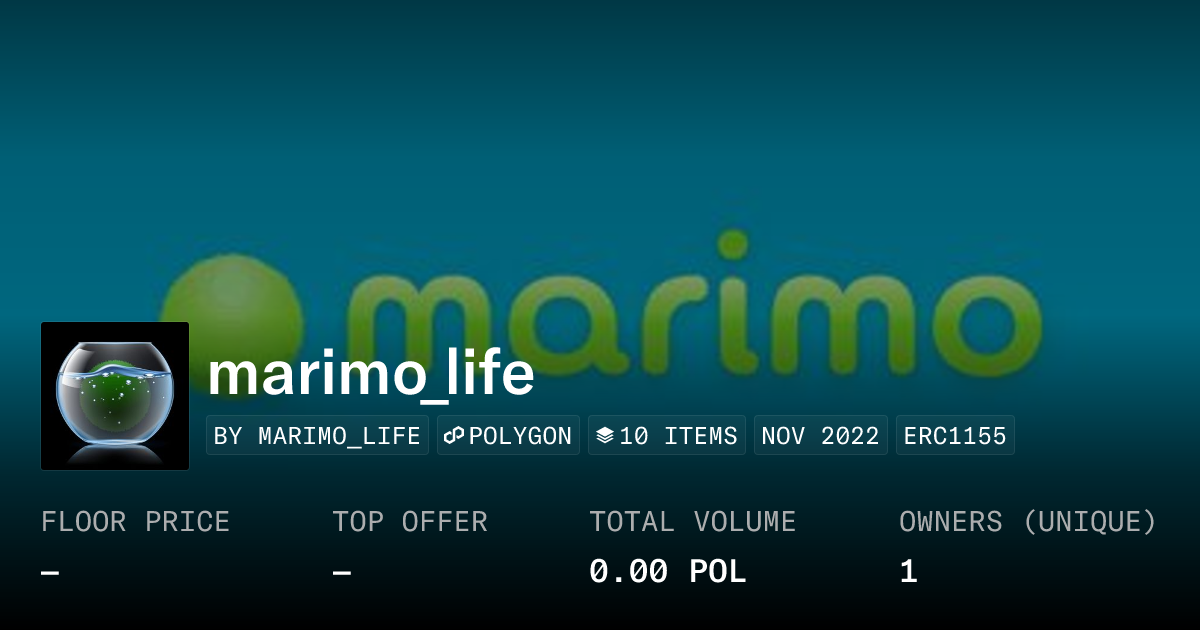 marimo_life - Collection | OpenSea