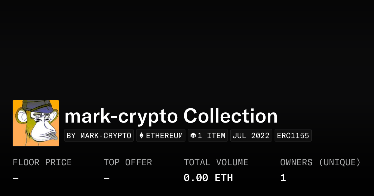 mark-crypto Collection - Collection | OpenSea