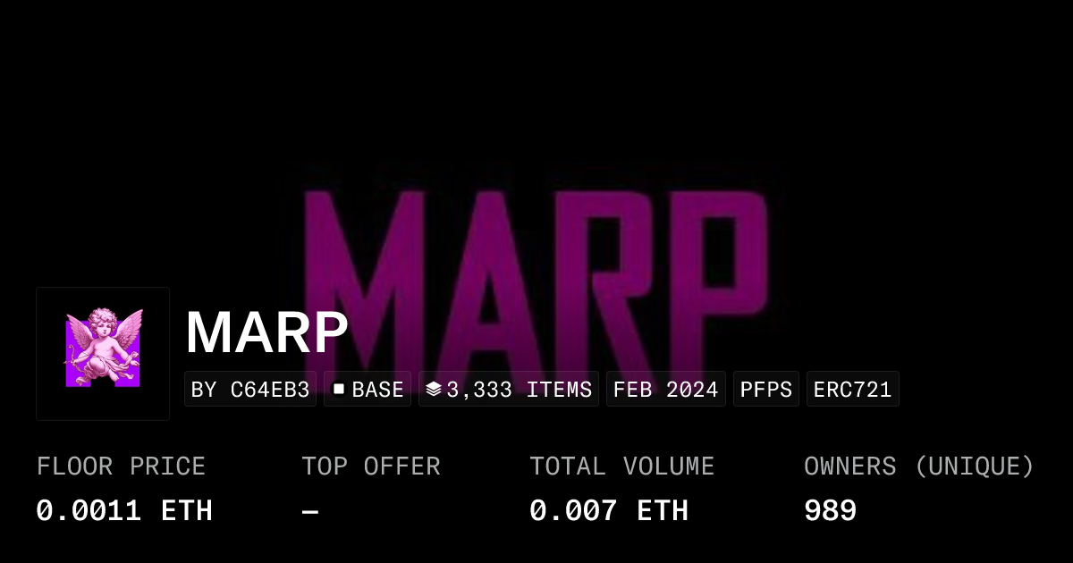 MARP - Collection | OpenSea