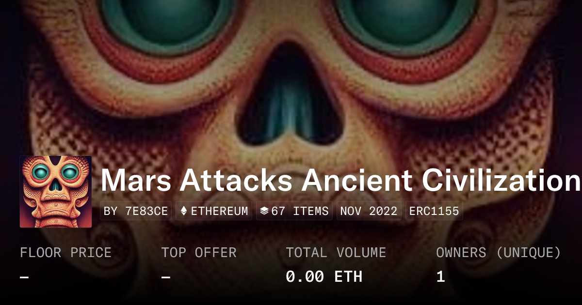 Mars Attacks Ancient Civilizations - Collection | OpenSea