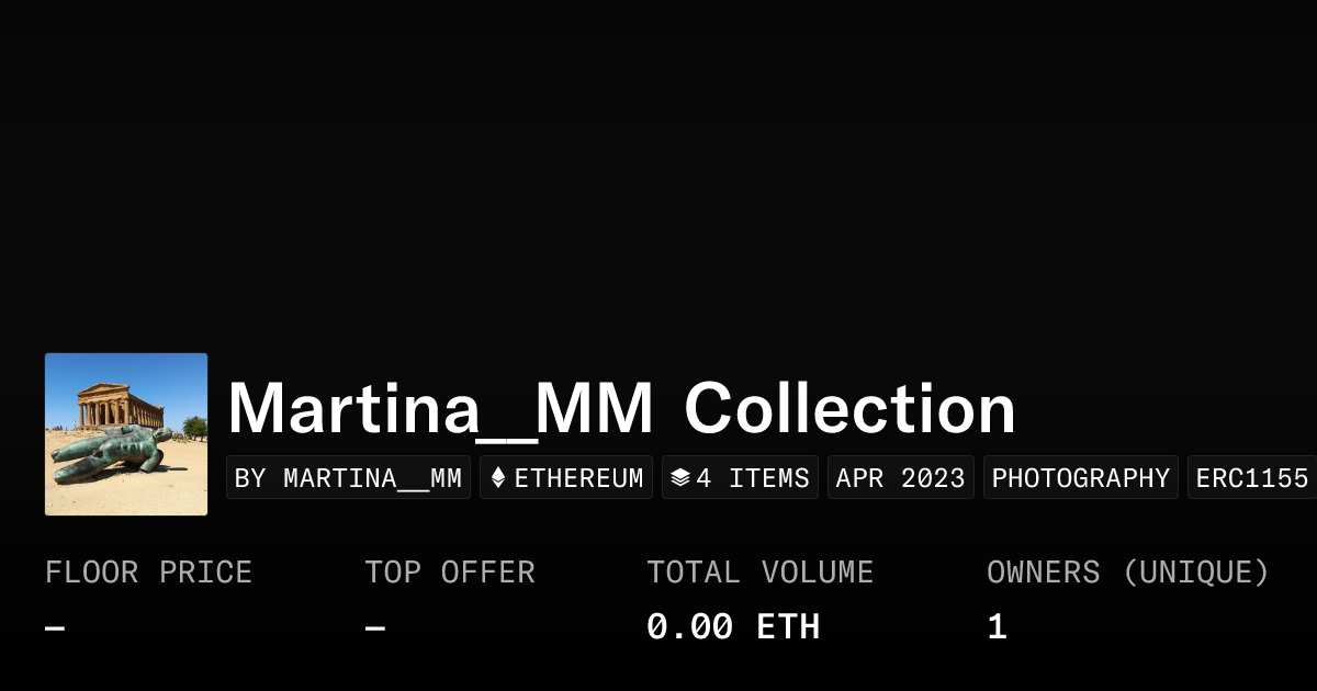 Martina__MM Collection - Collection | OpenSea