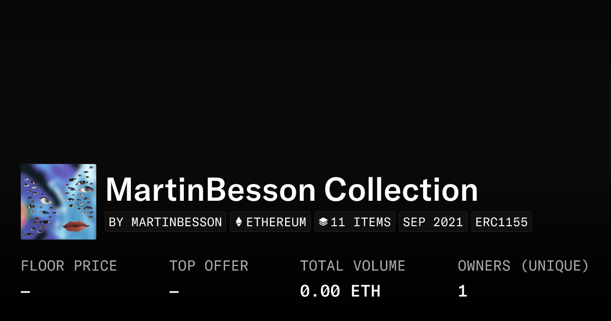 MartinBesson Collection - Collection | OpenSea
