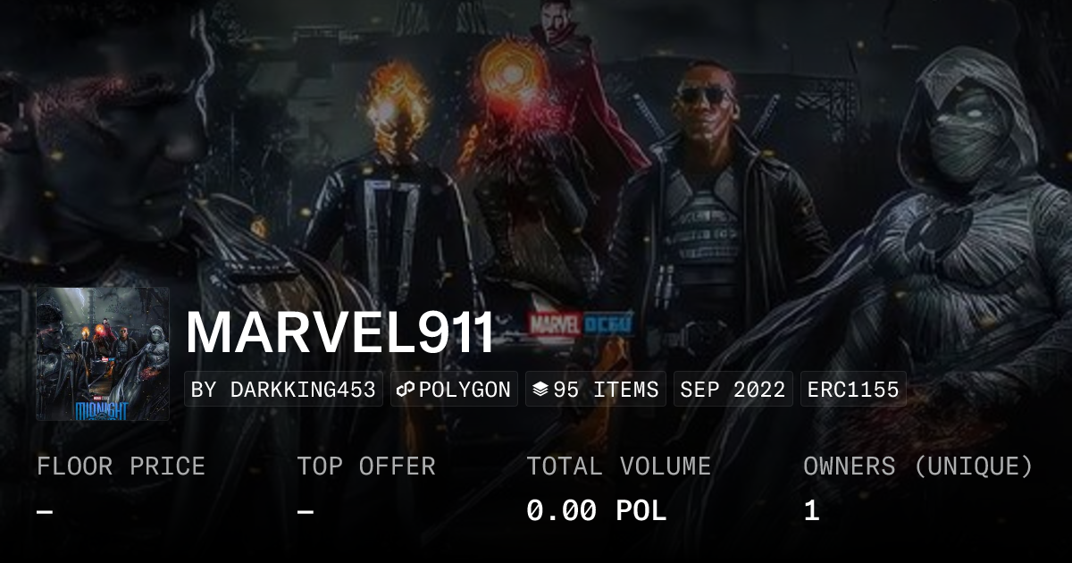 MARVEL911 - Collection | OpenSea