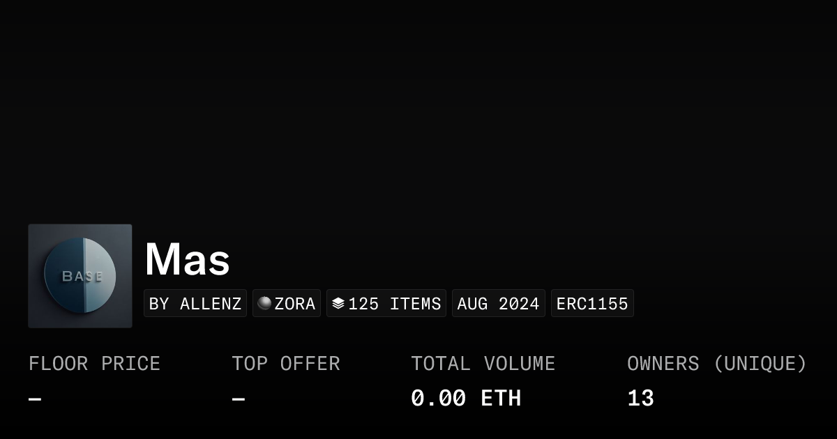 Mas - Collection | OpenSea