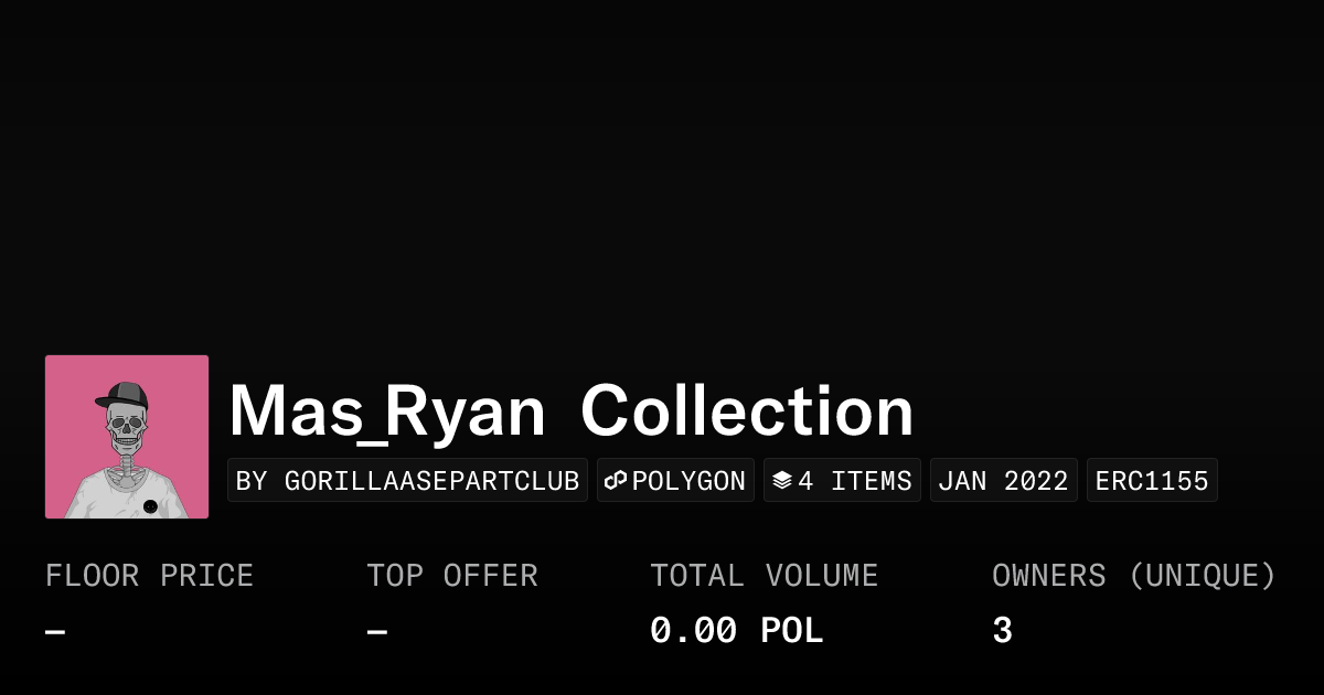 Mas_Ryan Collection - Collection | OpenSea