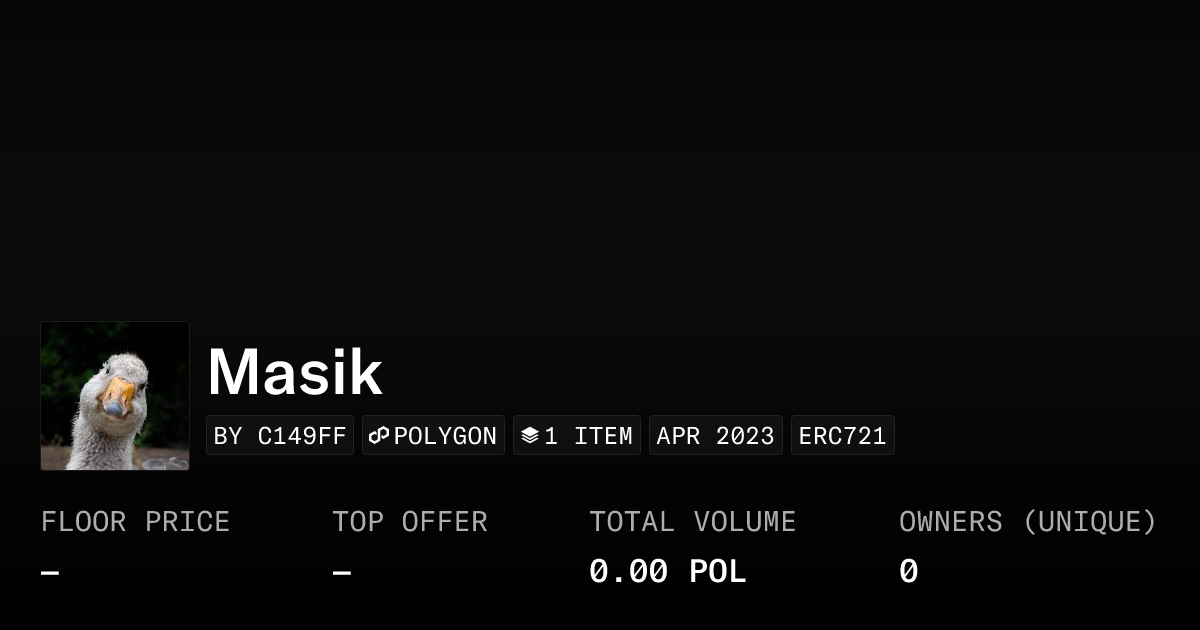 Masik - Collection | OpenSea