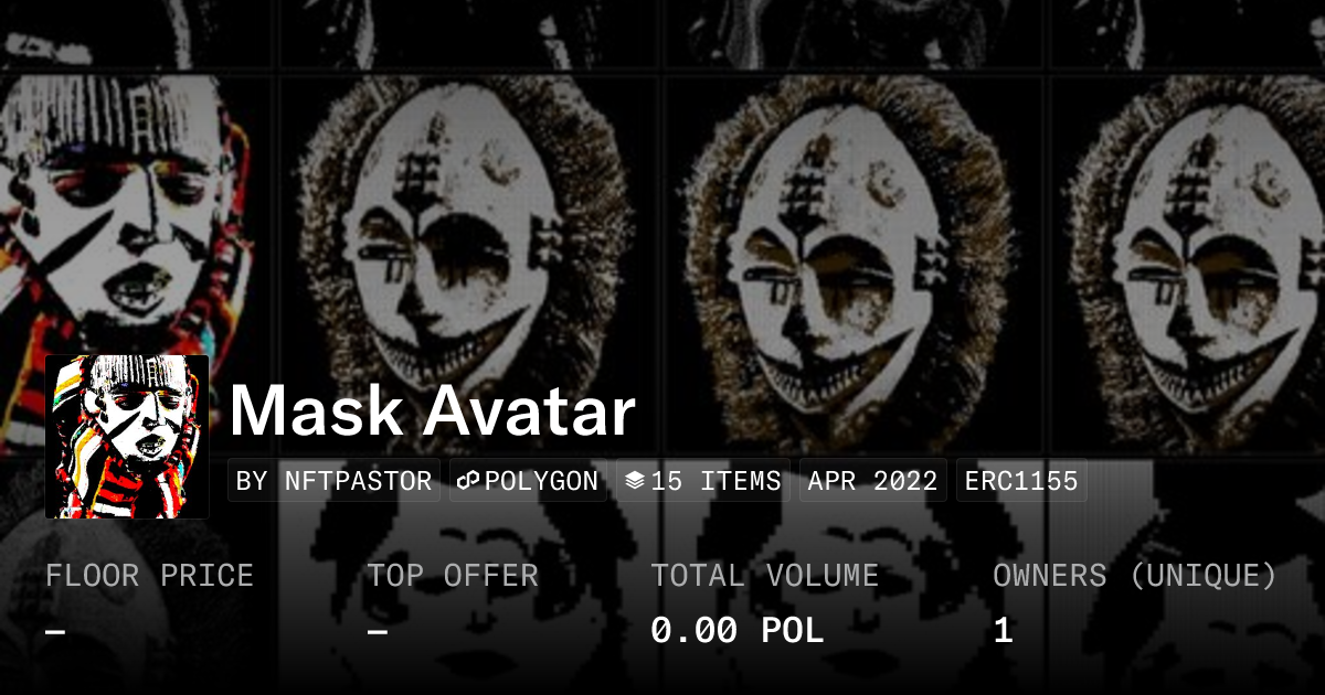 Mask Avatar - Collection | OpenSea