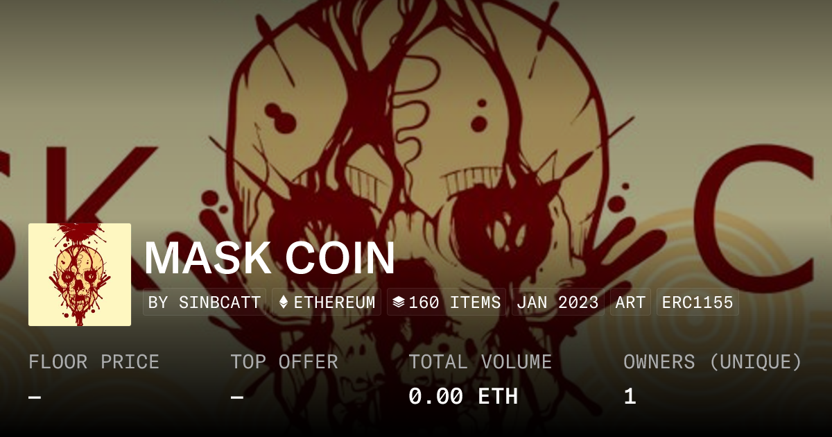 MASK COIN - Collection | OpenSea