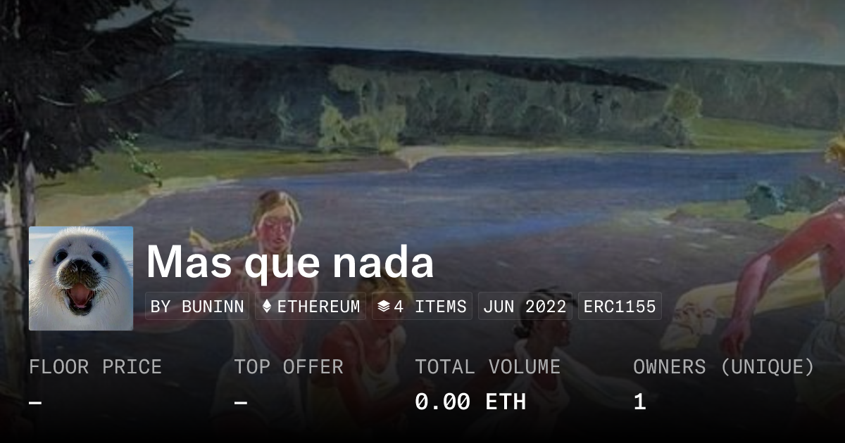 Mas que nada - Collection | OpenSea