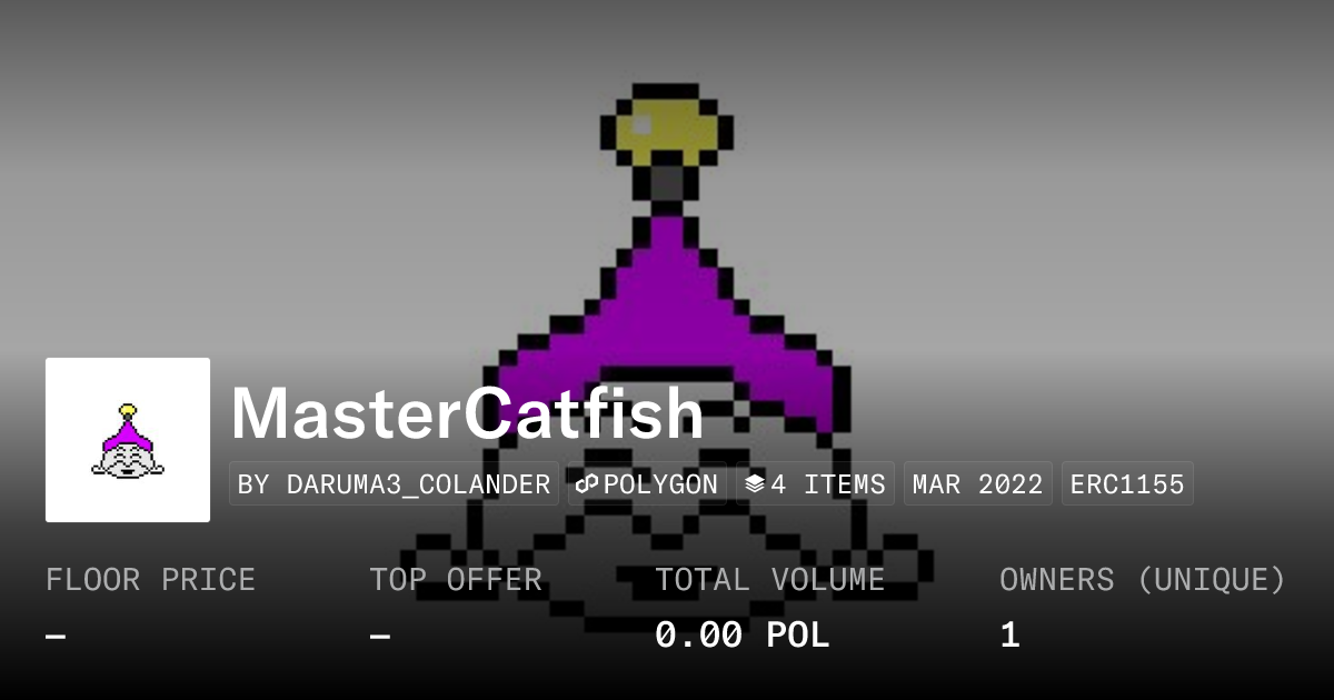 MasterCatfish - Collection | OpenSea