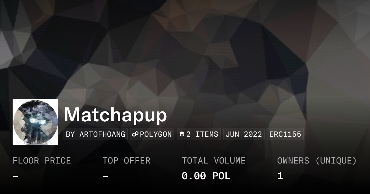 Matchapup - Collection | OpenSea