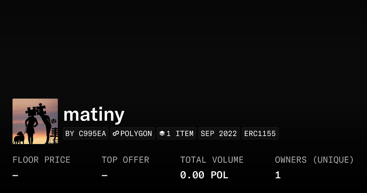 matiny - Collection | OpenSea