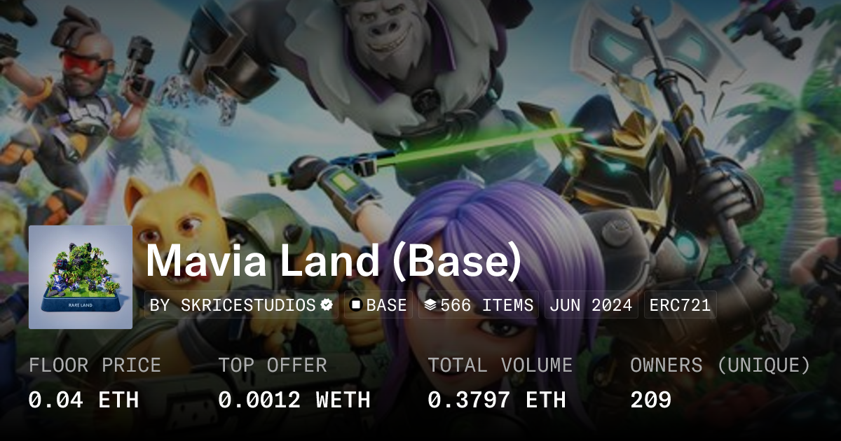 Mavia Land (Base) - Colección | OpenSea
