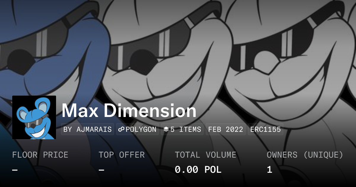 Max Dimension - Collection | OpenSea