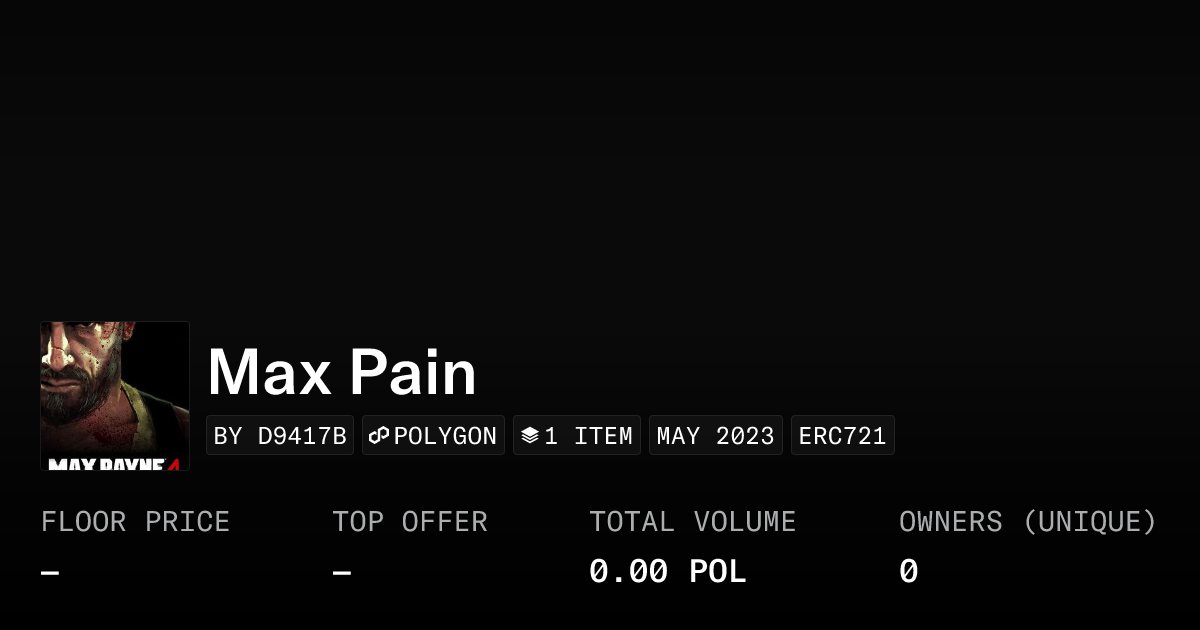 Max Pain - Collection | OpenSea