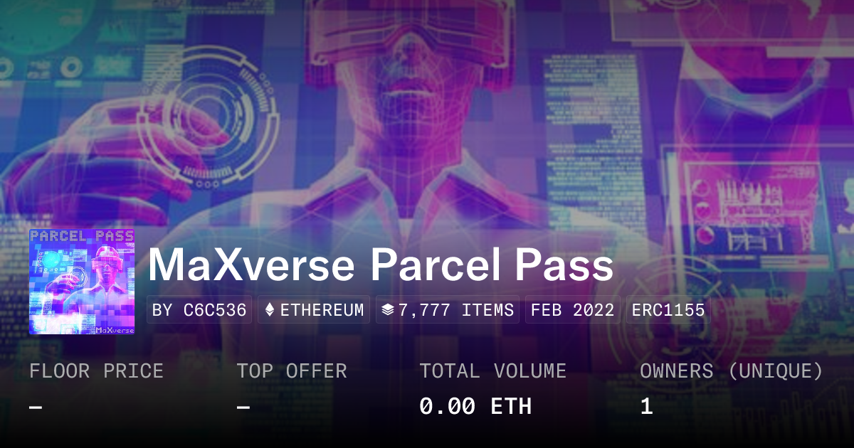 MaXverse Parcel Pass - Collection | OpenSea