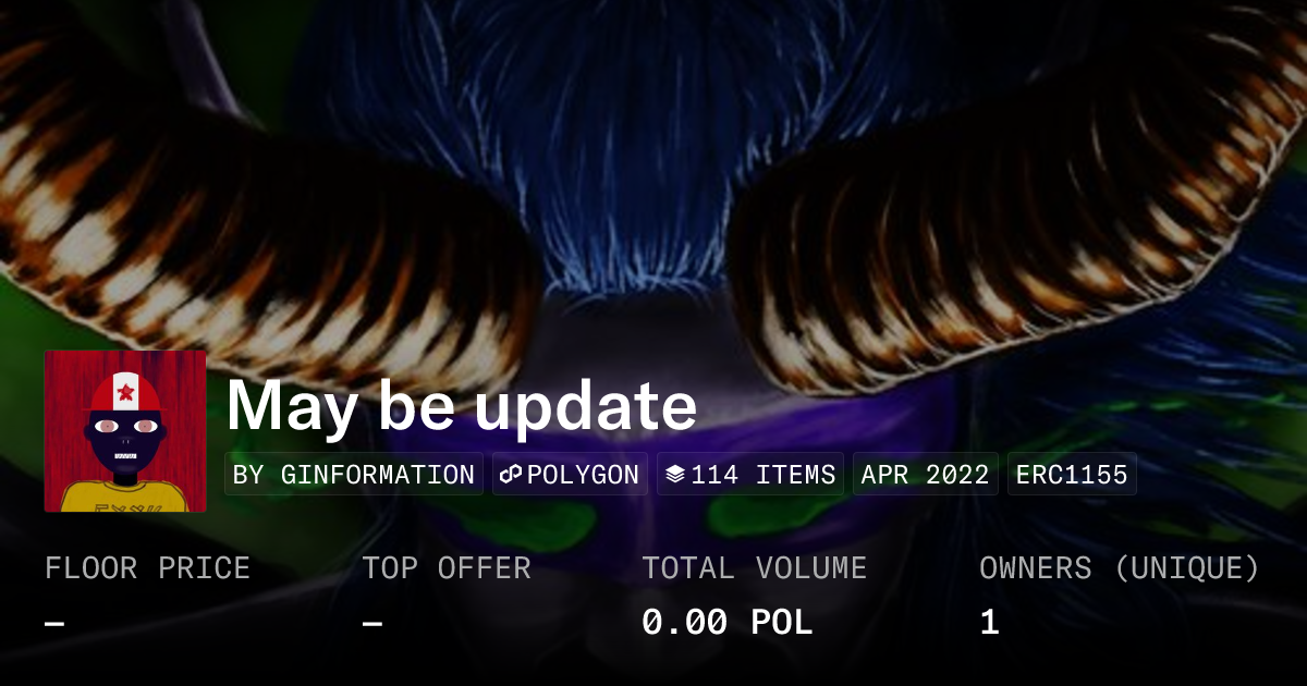 May be update - Collection | OpenSea