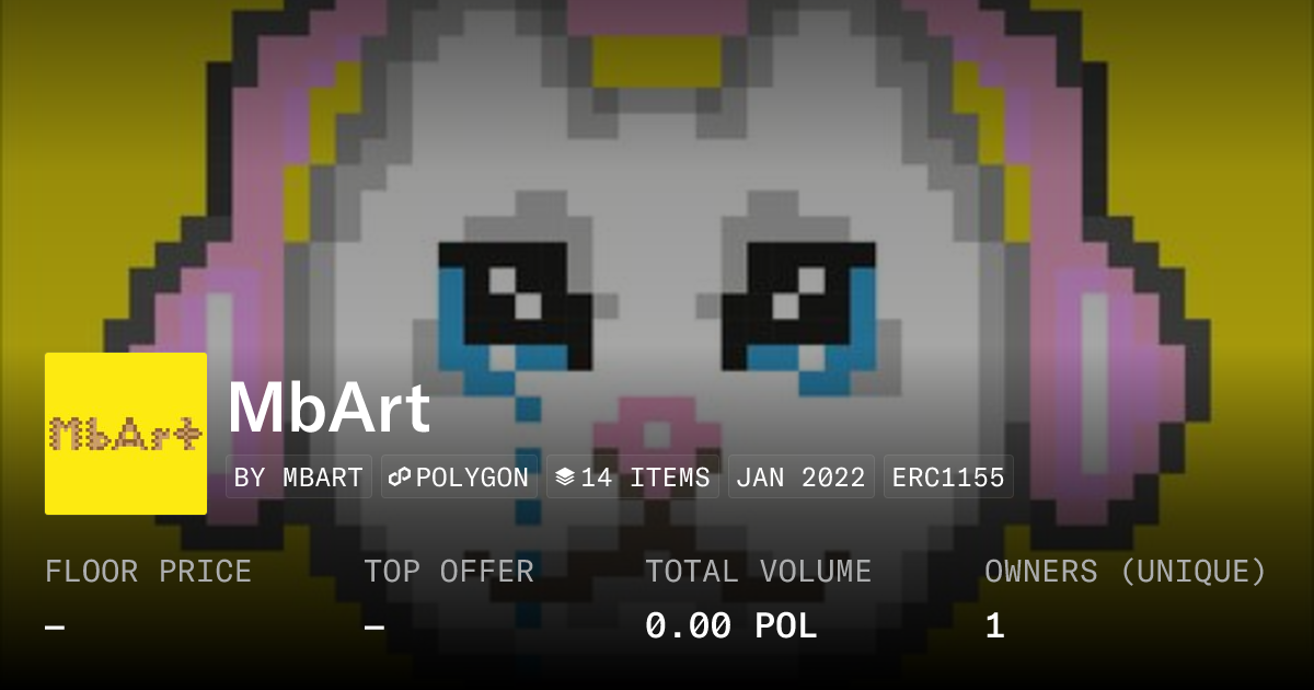 MbArt - Collection | OpenSea