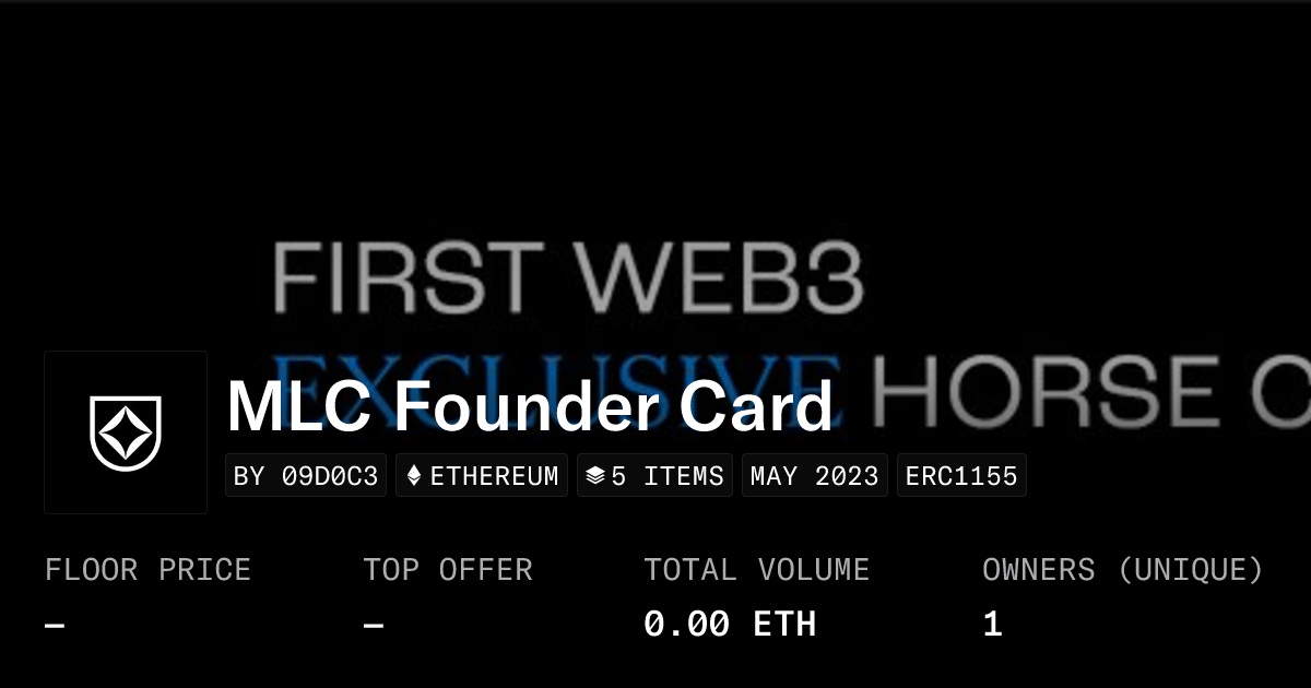 MLC Founder Card - Collection | OpenSea