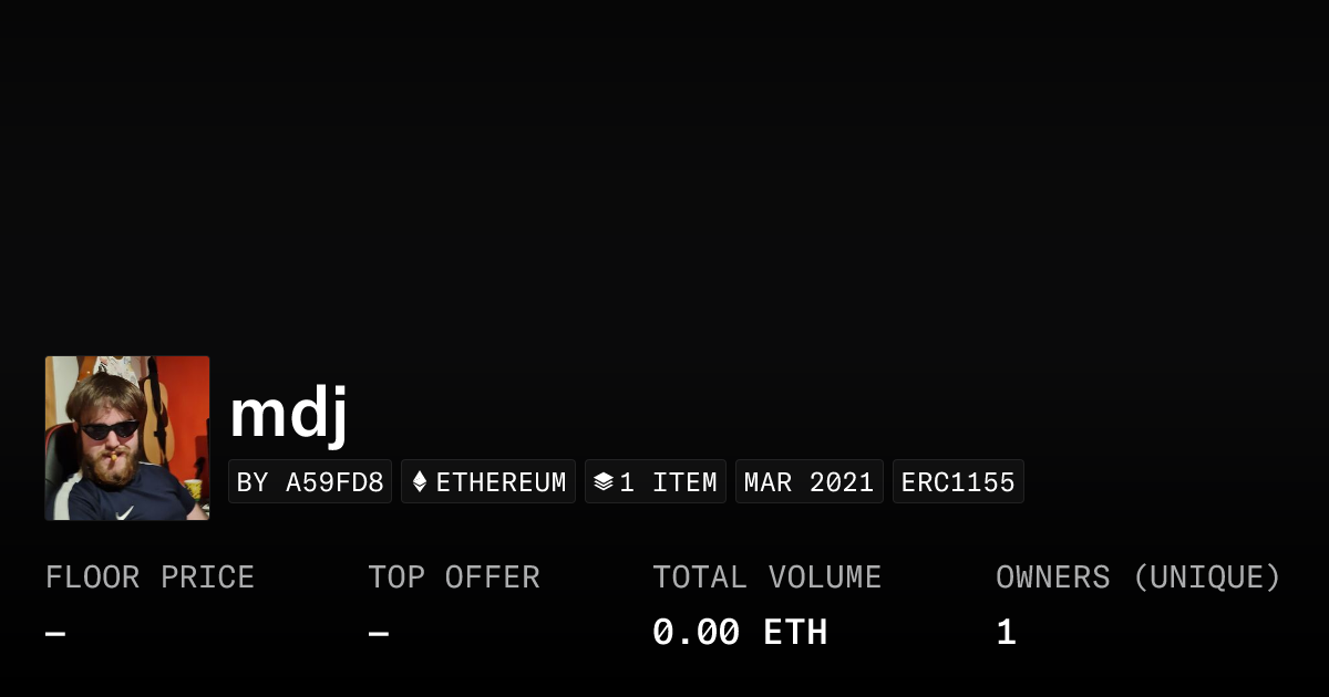 mdj - Collection | OpenSea