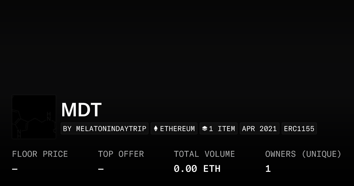 MDT - Collection | OpenSea