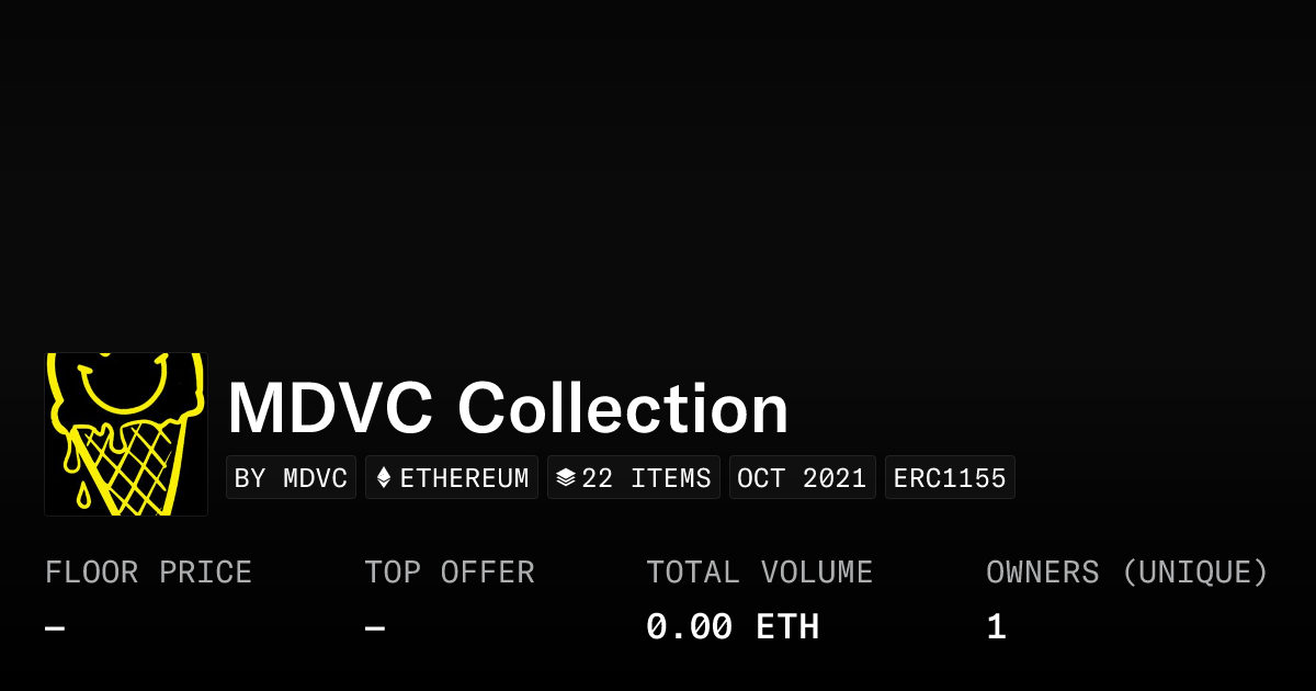 MDVC Collection - Collection | OpenSea