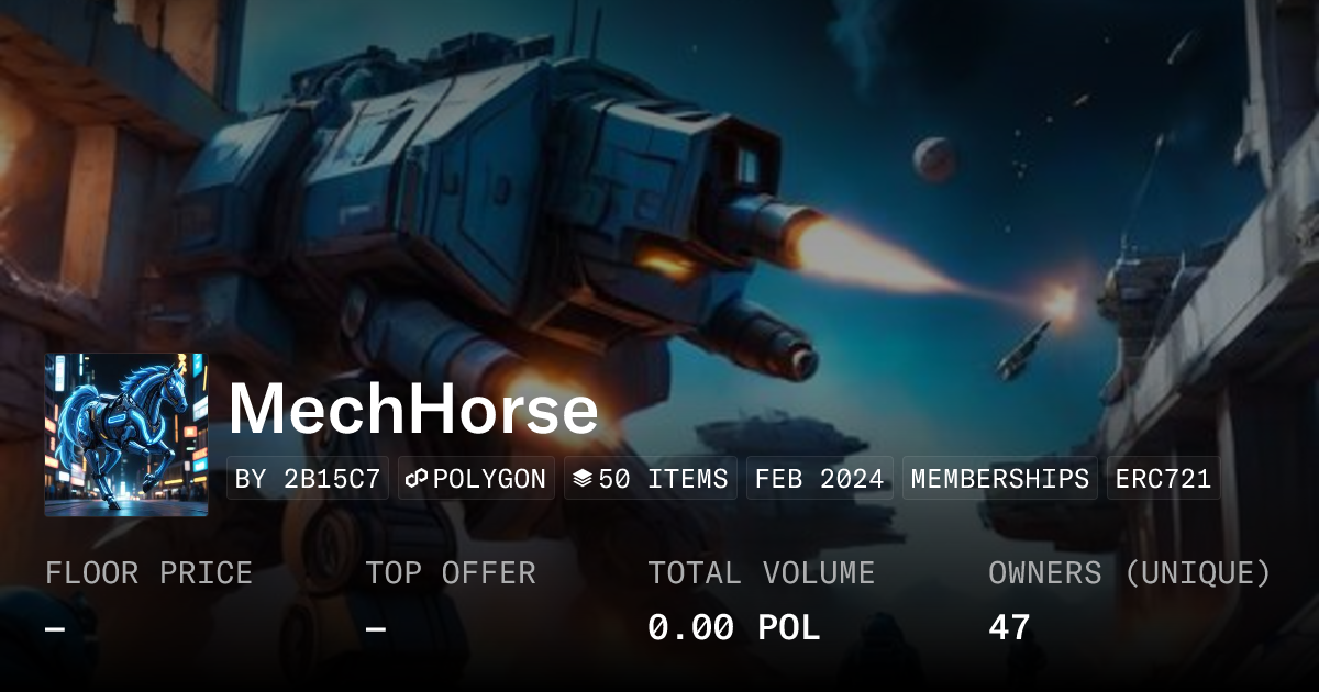 MechHorse - Collection | OpenSea