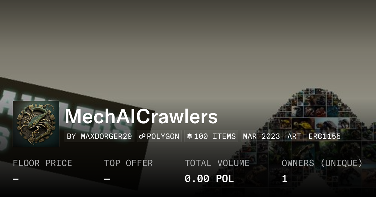 MechAICrawlers - Collection | OpenSea
