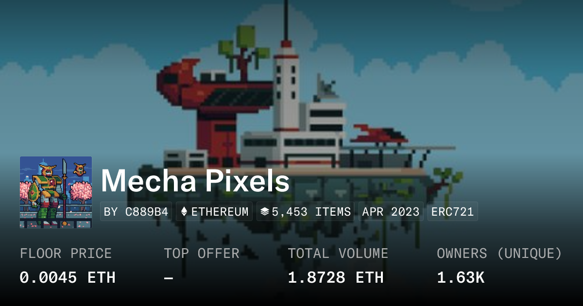 Mecha Pixels - Collection | OpenSea