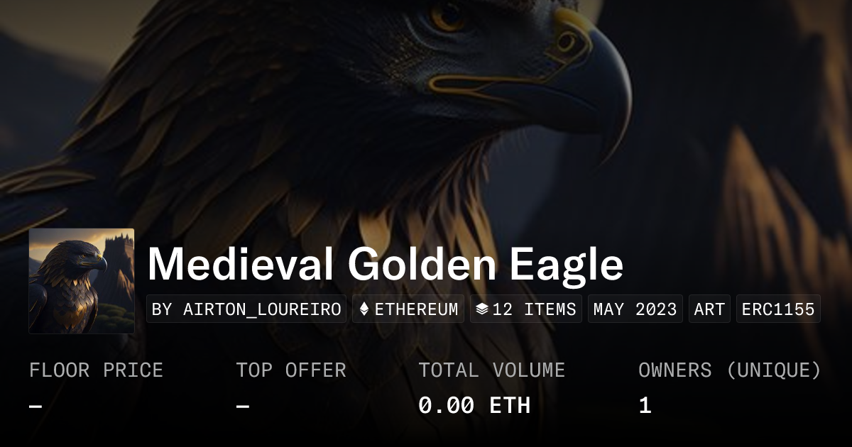 Medieval Golden Eagle - Collection | OpenSea
