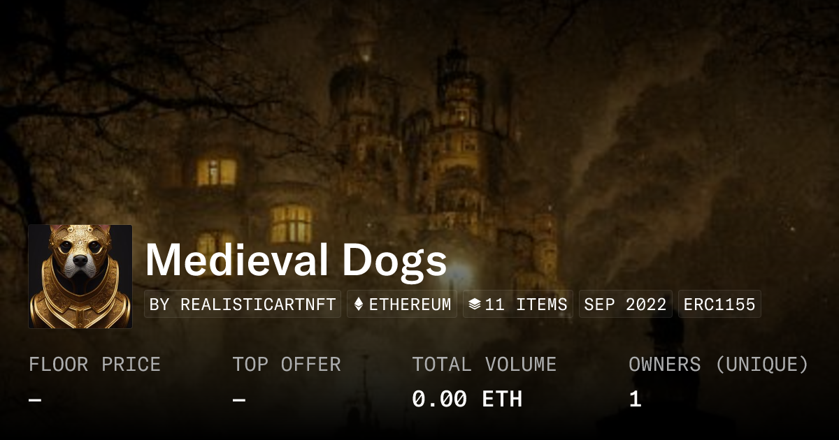 Medieval Dogs - Collection | OpenSea
