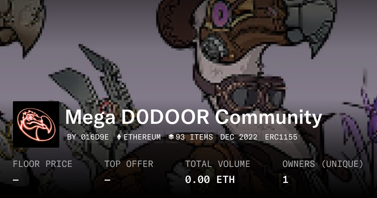 Mega D0DOOR Community - Collection | OpenSea