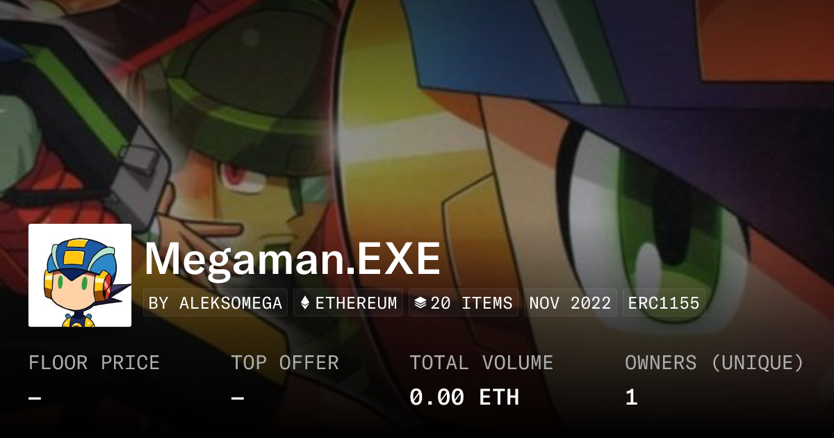 Megaman.EXE - Collection | OpenSea
