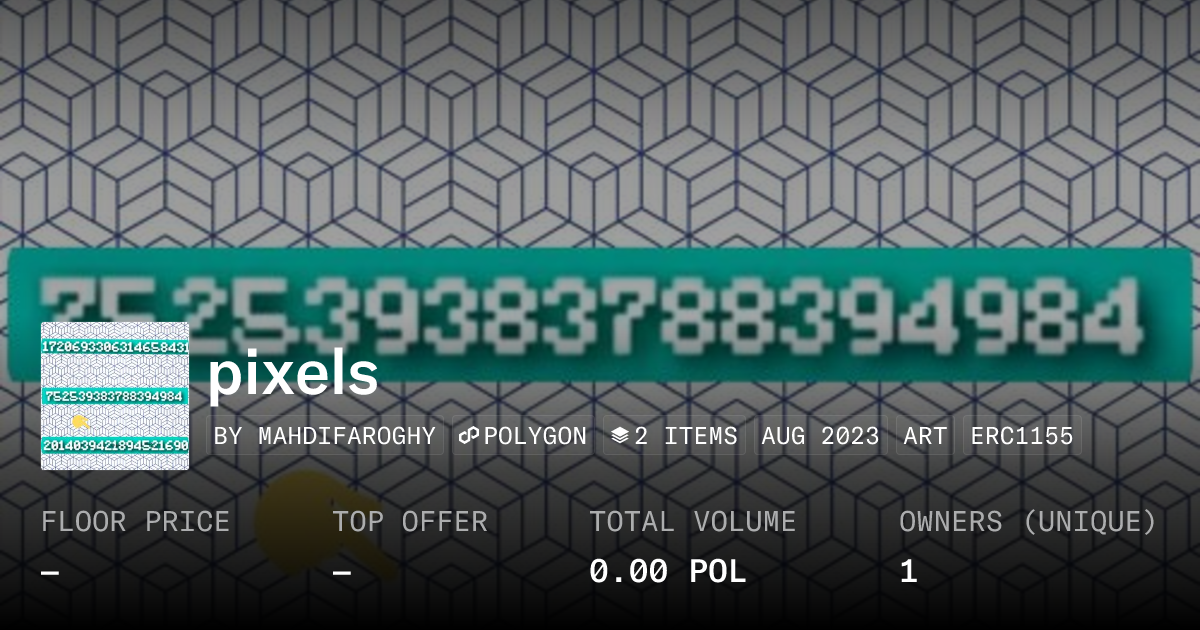 pixels - Collection | OpenSea
