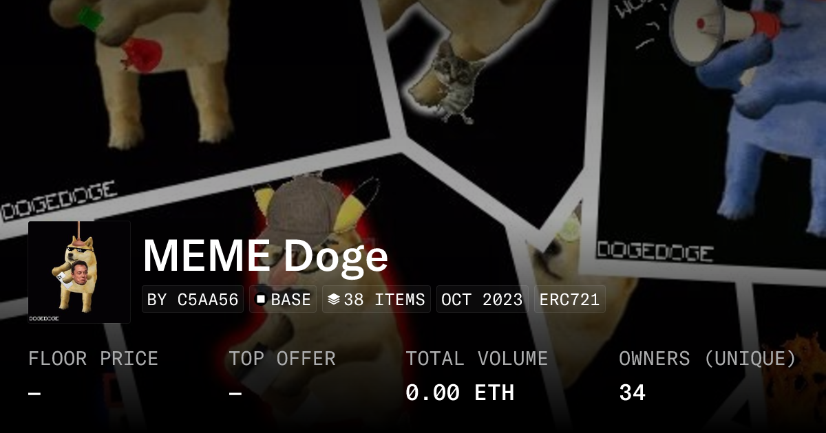 MEME Doge - Collection | OpenSea