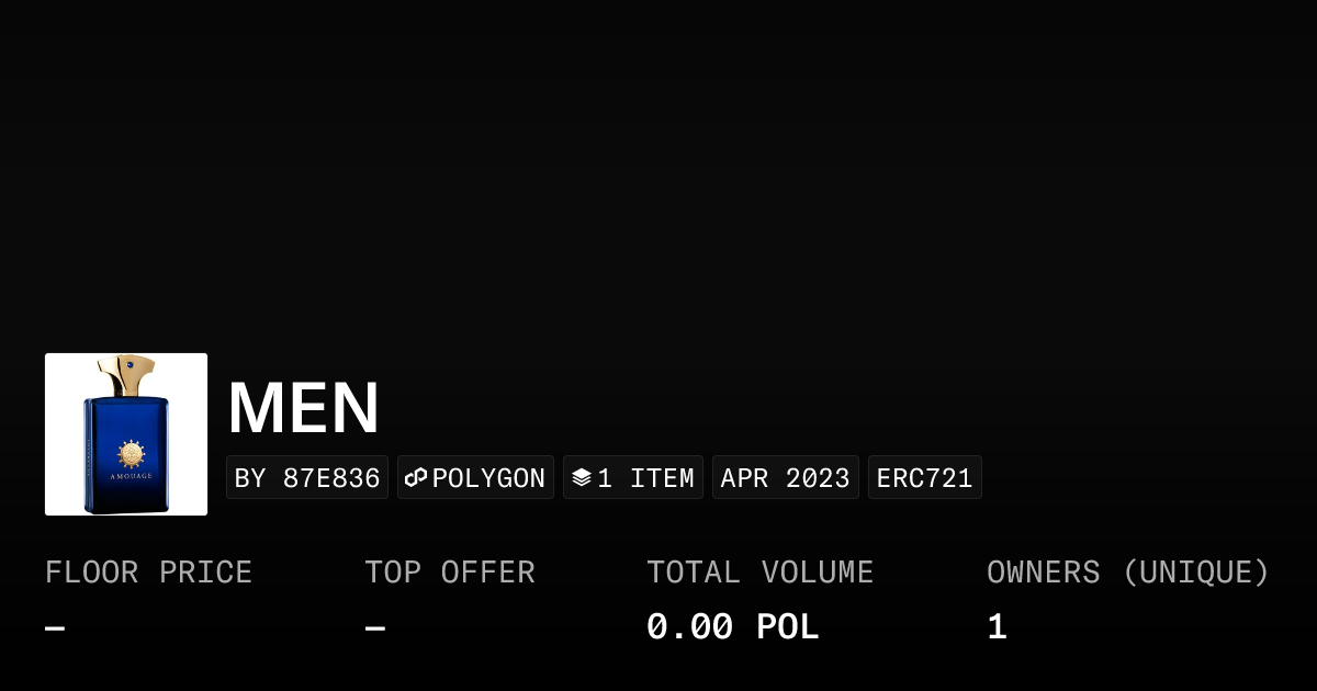 MEN - Collection | OpenSea