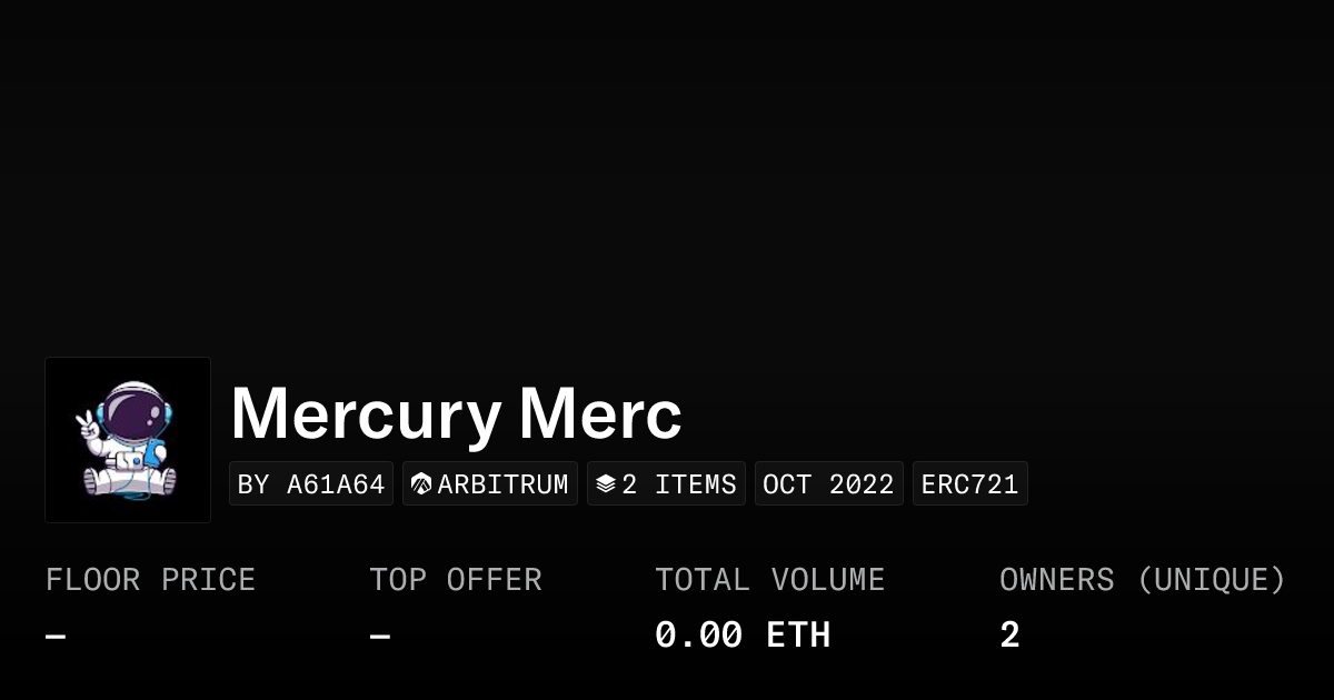 Mercury Merc - Collection | OpenSea