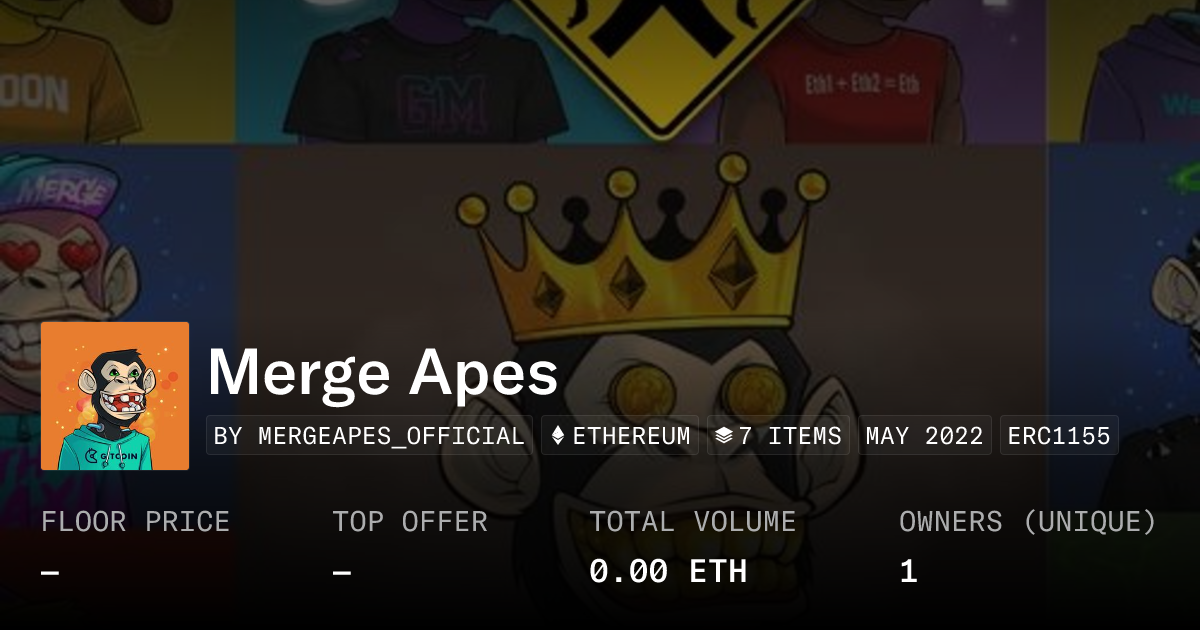 Merge Apes - Collection | OpenSea