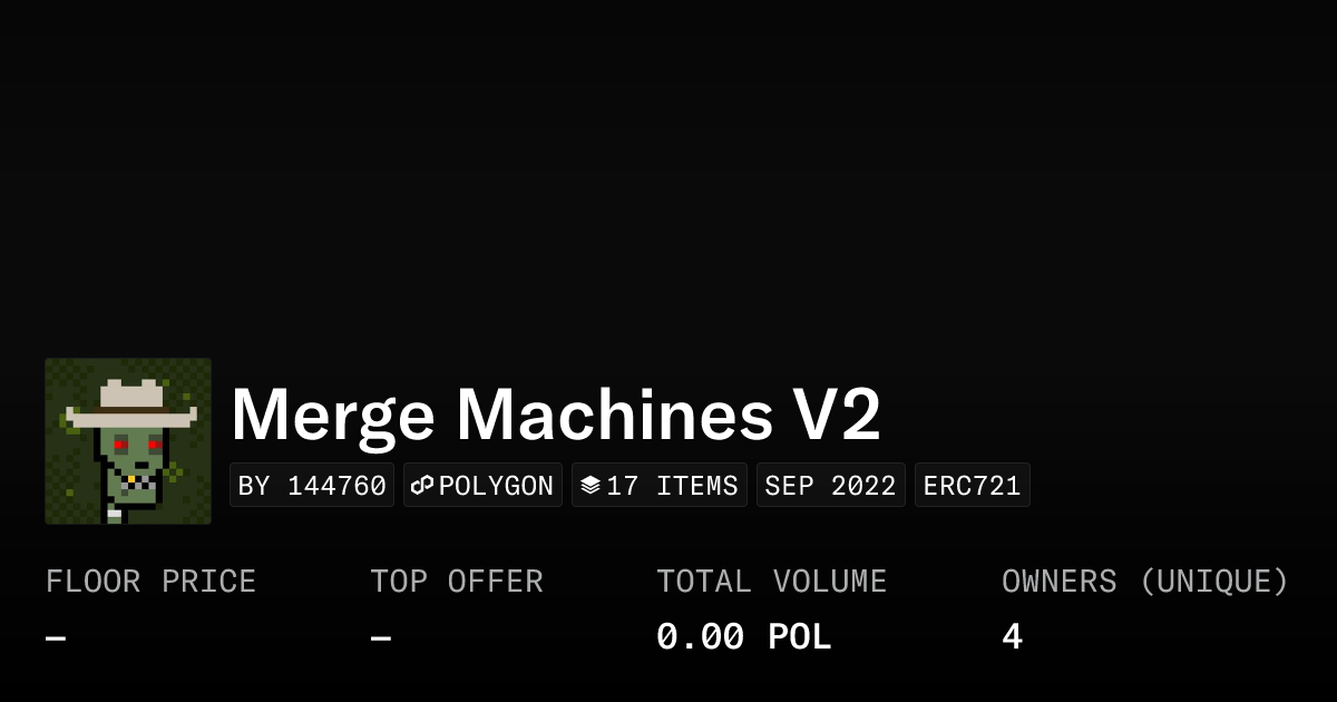 Merge Machines V2 - Collection | OpenSea