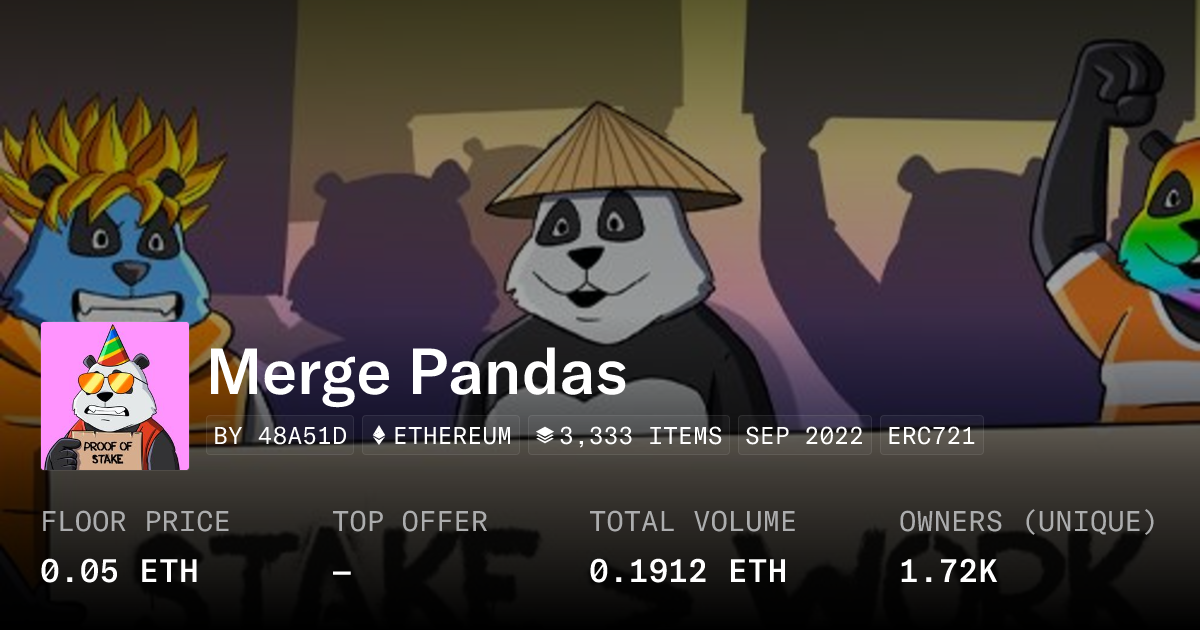 Merge Pandas - Collection | OpenSea