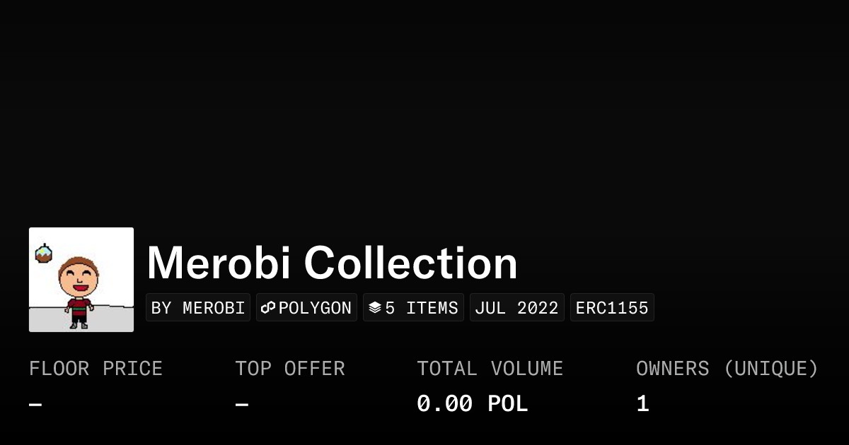 Merobi Collection - Collection | OpenSea