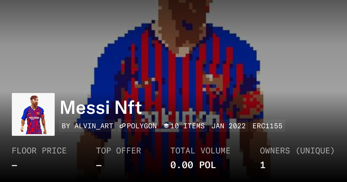 Messi Nft - Collection | OpenSea
